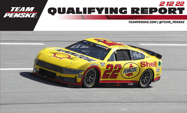 Team Penske | News | Team Penske NASCAR Cup Series Qualifying Report ...