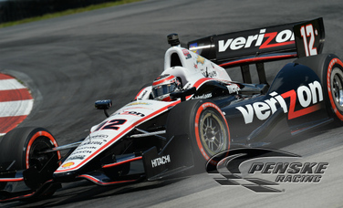 Team Penske | News | Power Earns Front Row Start for Honda Indy 200